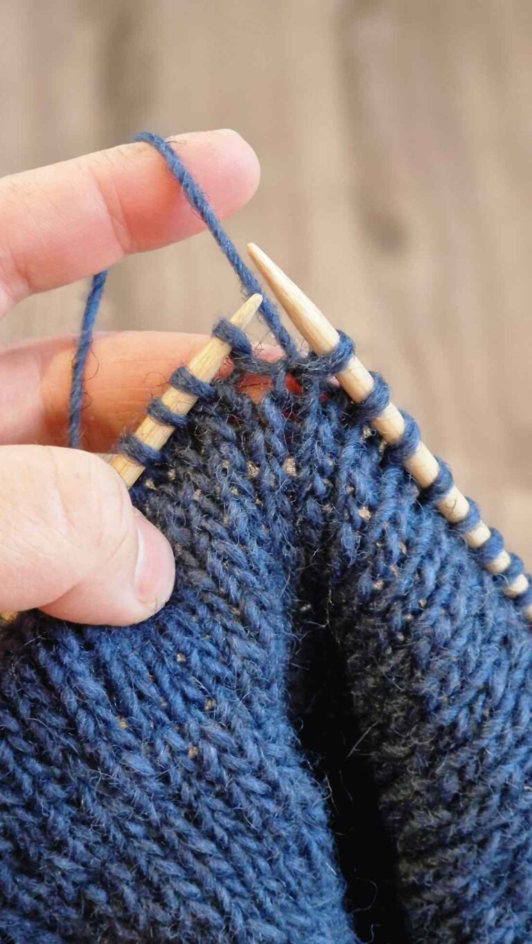 How to Add a Stitch in Knitting – Happy Homeschooling