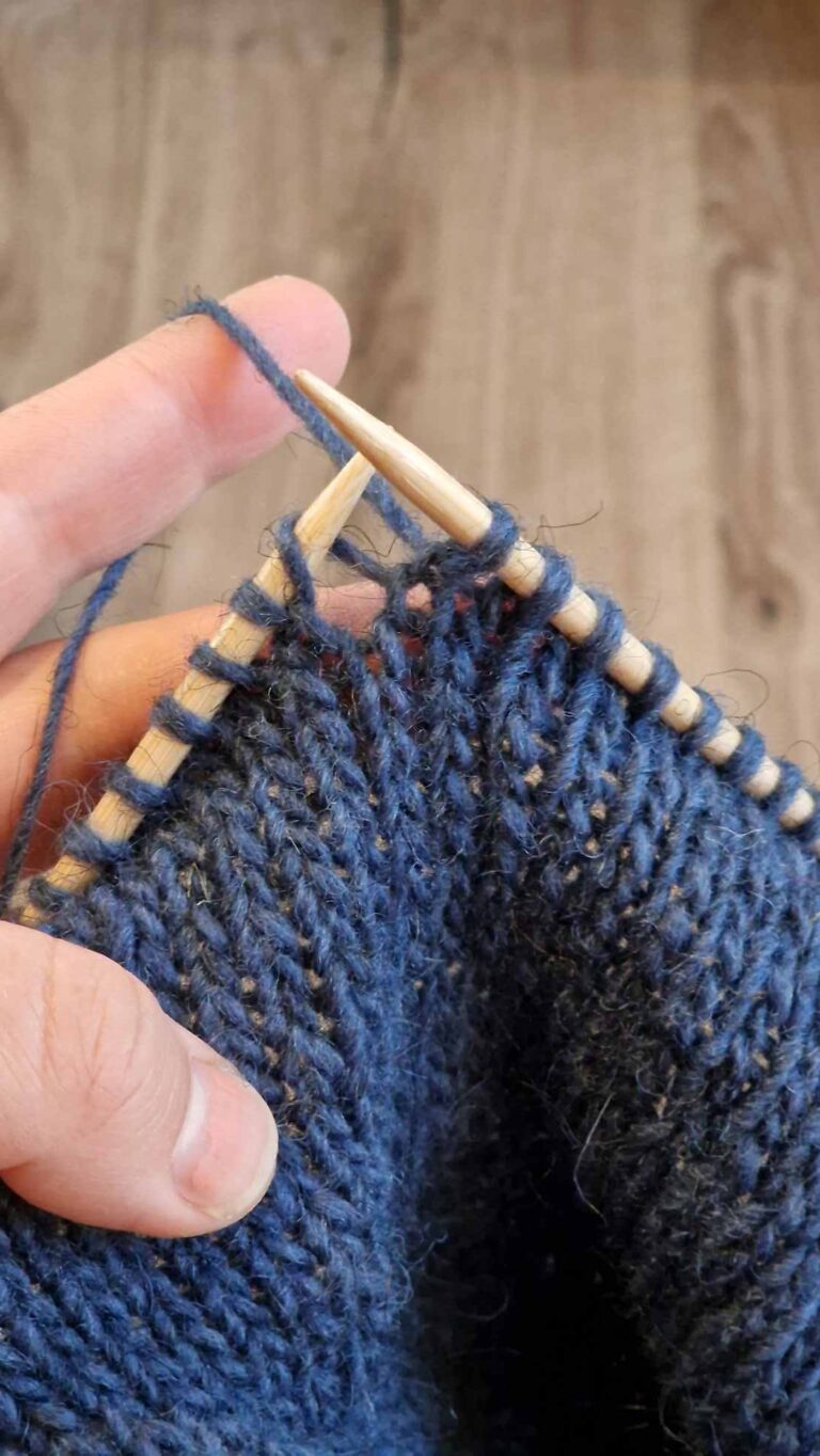 How to Add a Stitch in Knitting – Happy Homeschooling